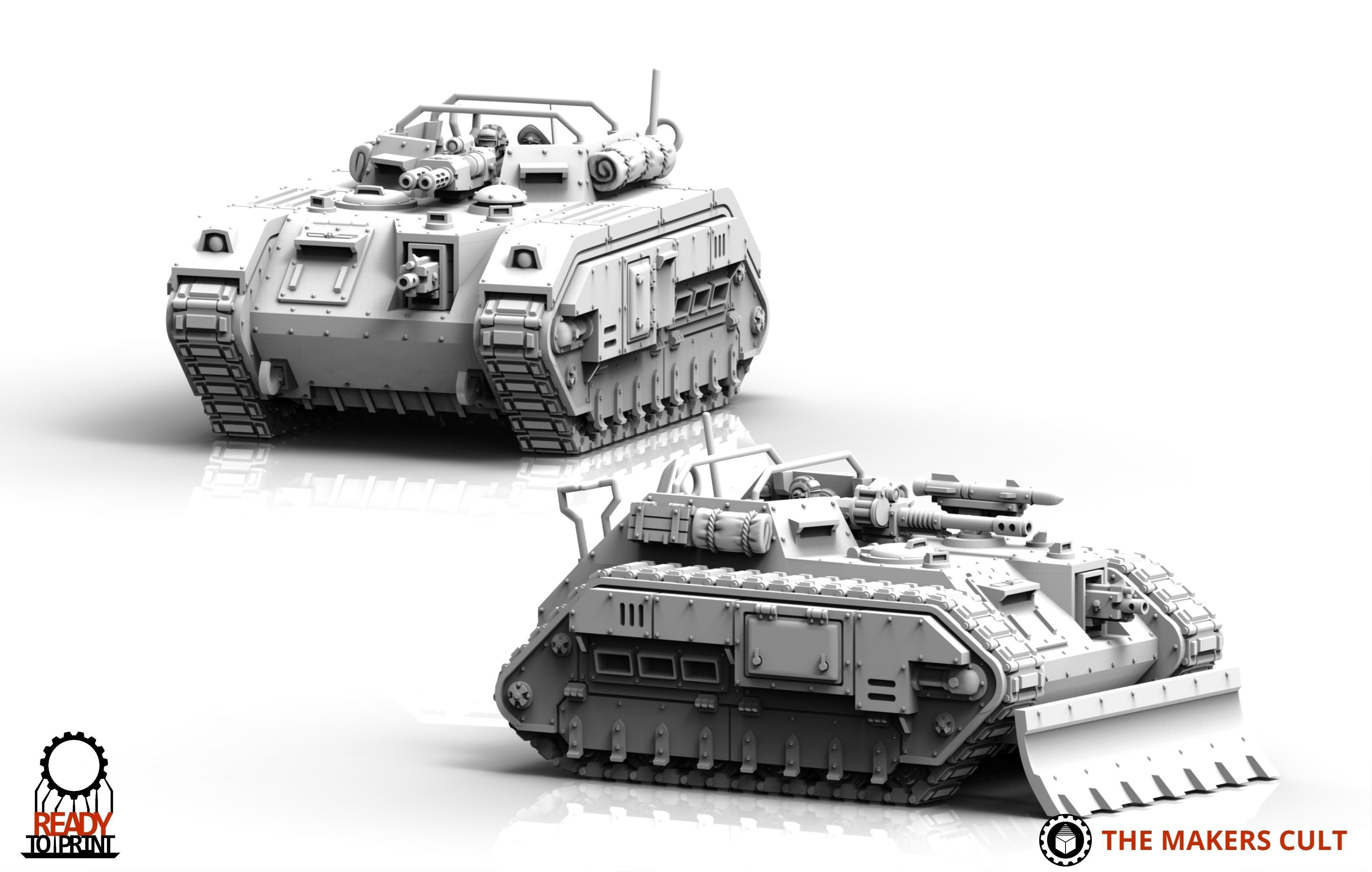 Universal Guard - Command Tank 3D model 3D printable | CGTrader