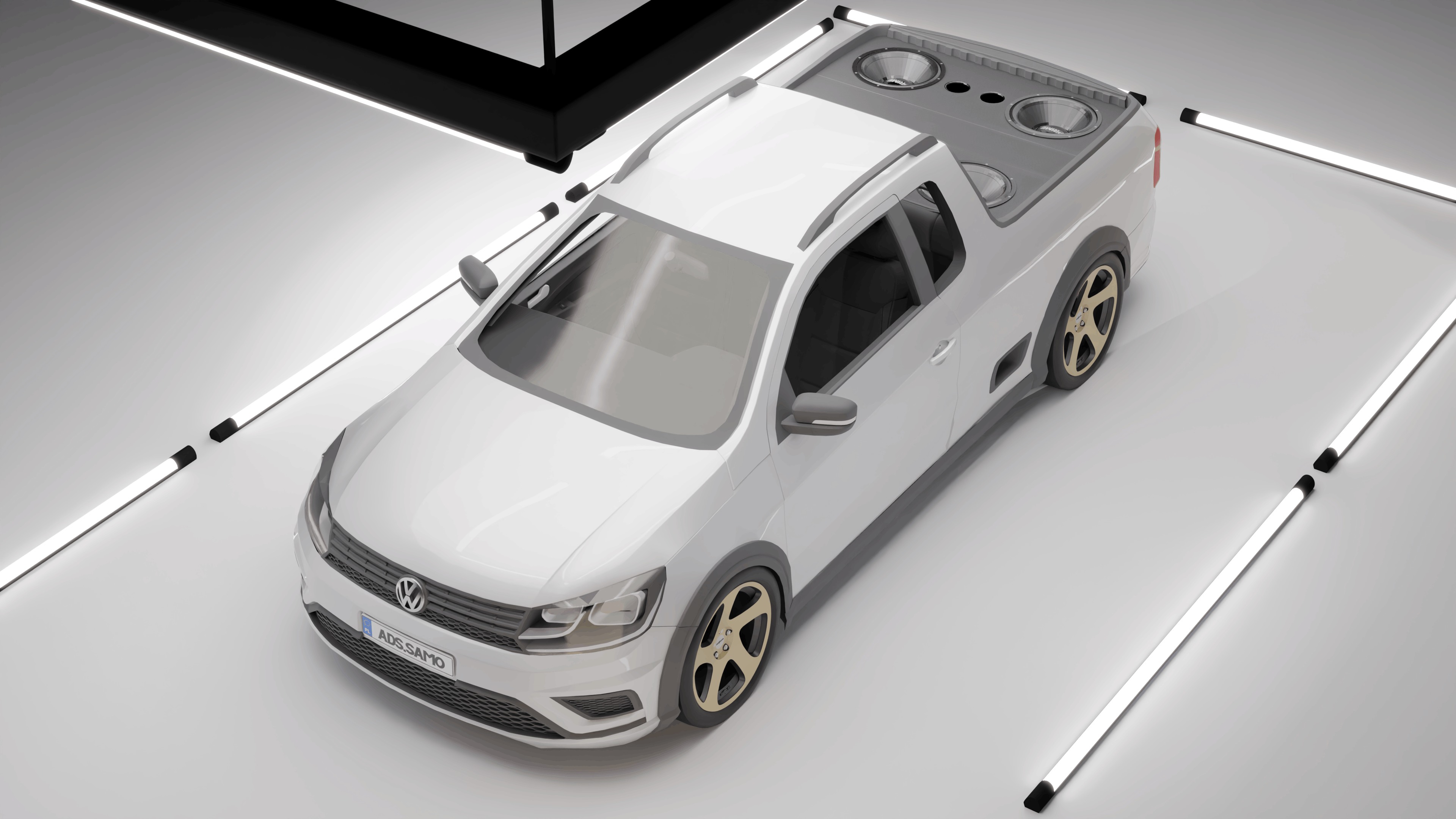 Saveiro Volkswagen Turbo 3D Model 3D model | CGTrader