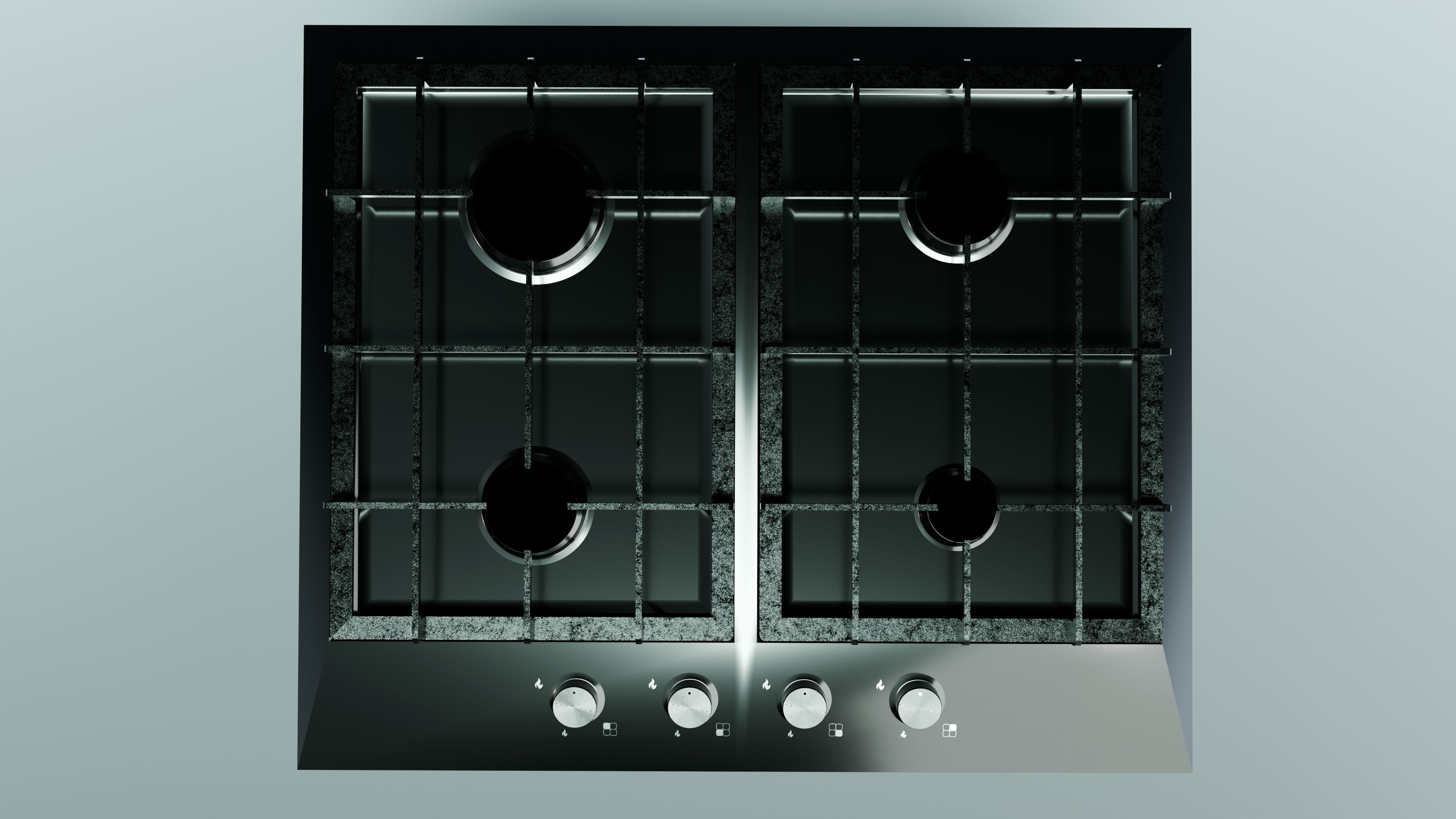Built-in Gas Hob 3D model | CGTrader