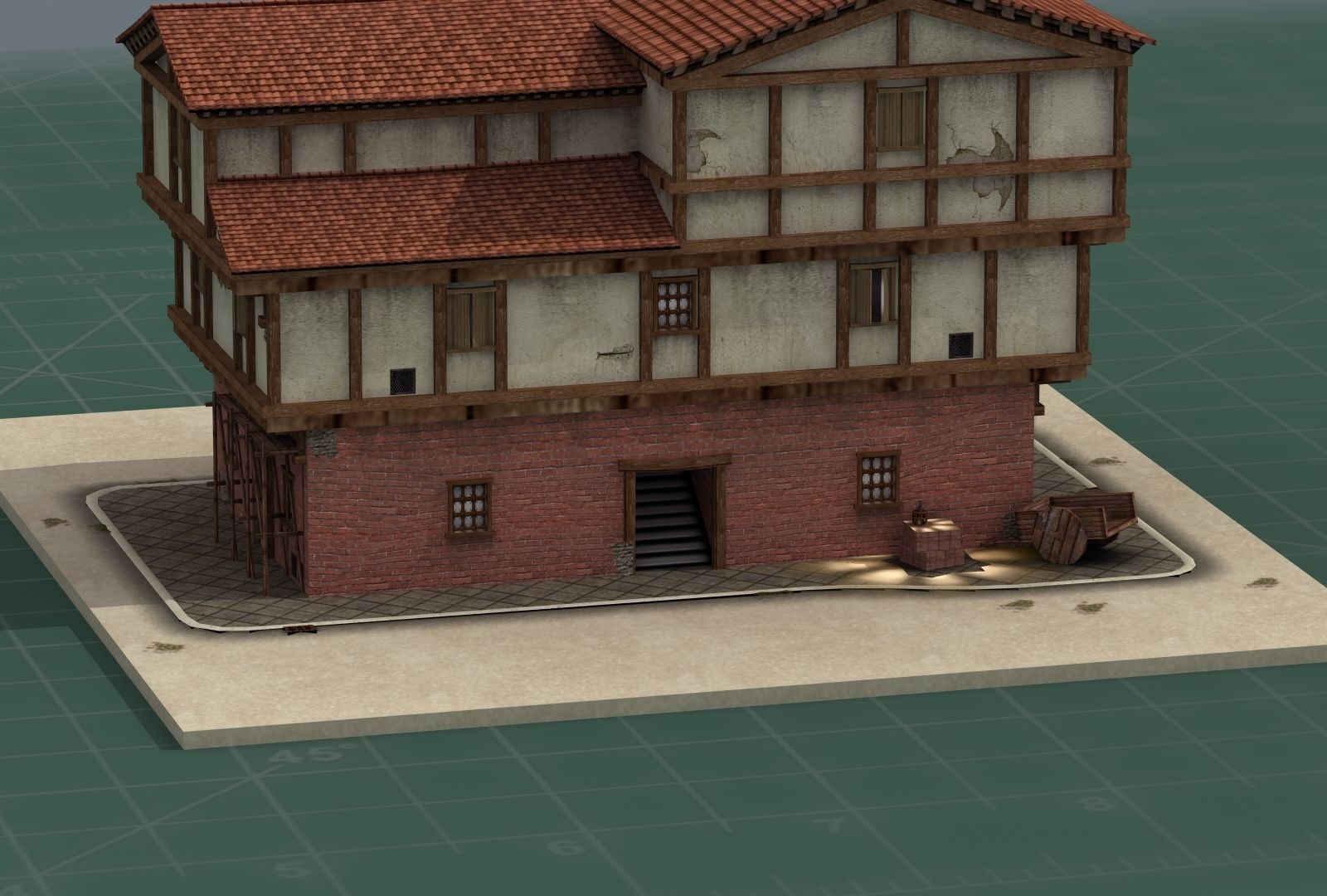 Table Top Wargame Fantasy Building 3D model 3D printable | CGTrader