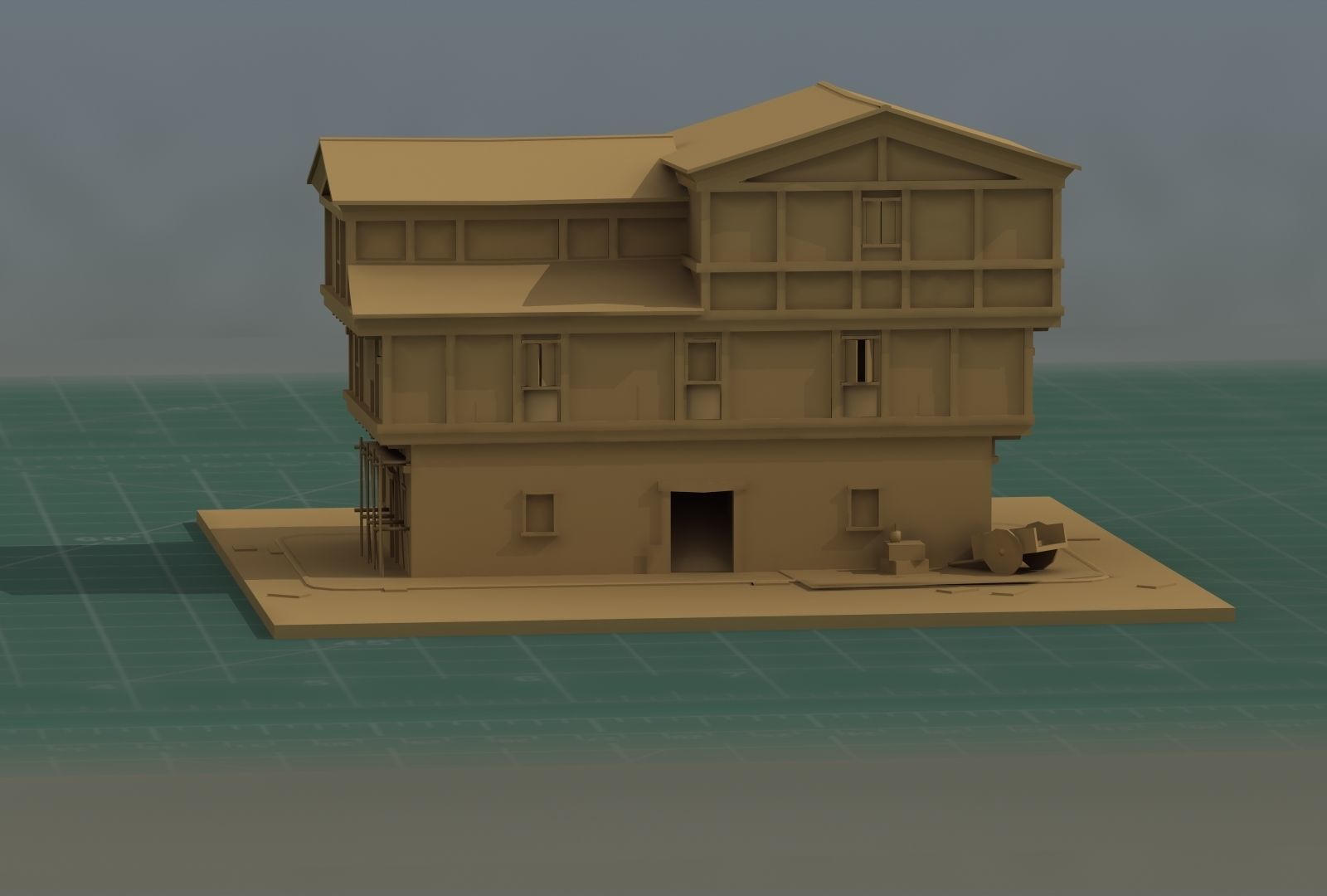 Table Top Wargame Fantasy Building 3D model 3D printable | CGTrader