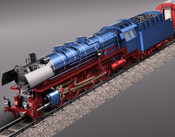 Jupiter Steam Train 1868 3D Model MAX OBJ 3DS FBX C4D LWO LW LWS ...