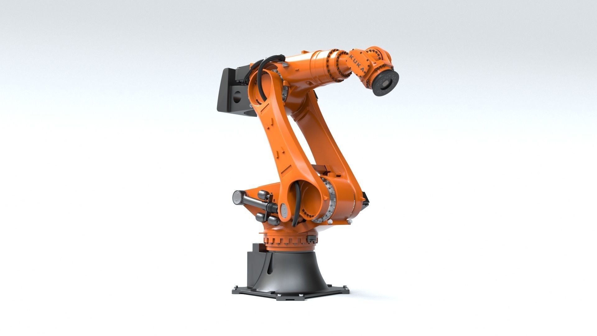 Robotic Arm Kuka Fortech Ultra 3D model animated rigged | CGTrader