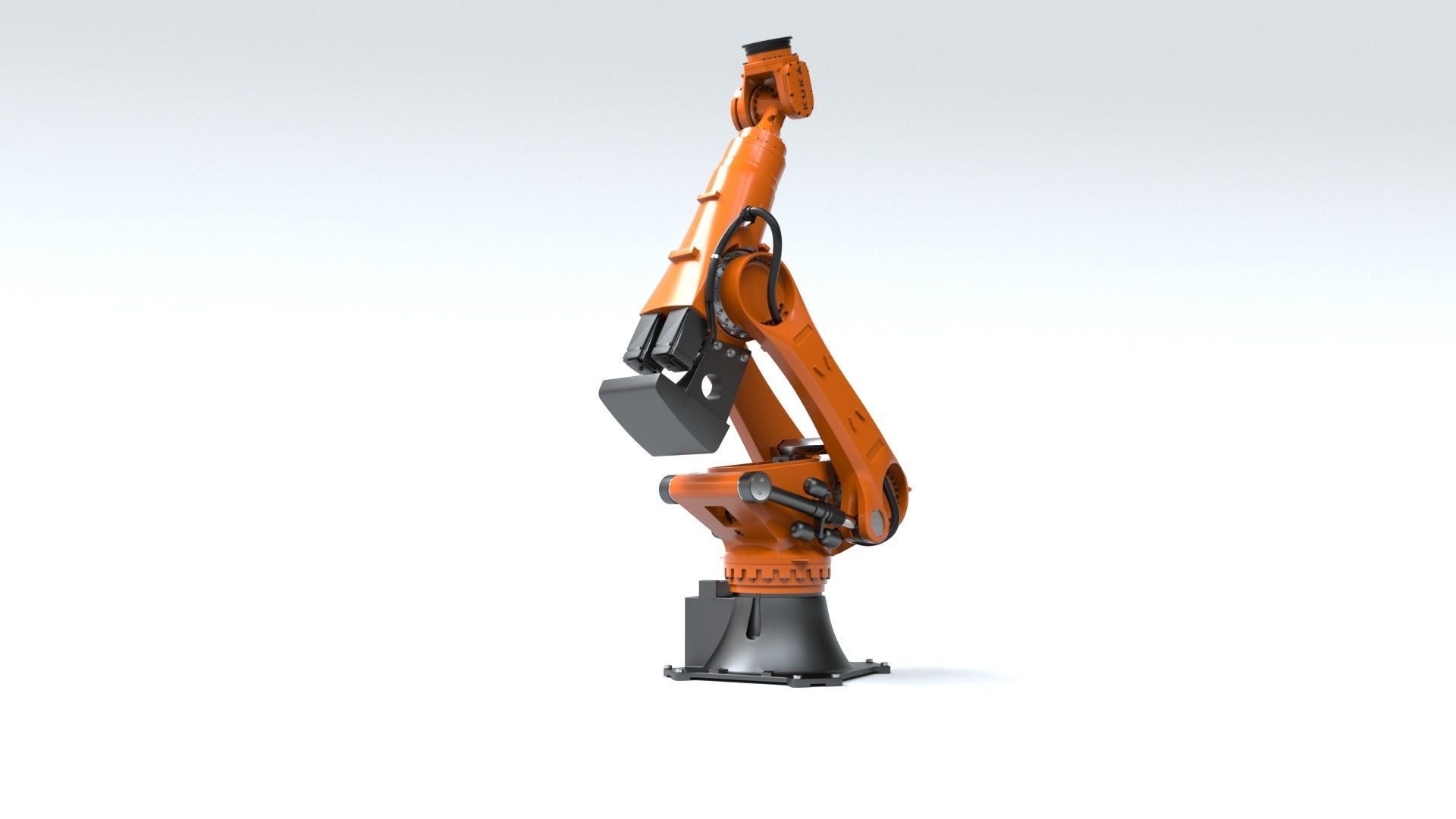 Robotic Arm Kuka Fortech Ultra 3D model animated rigged | CGTrader