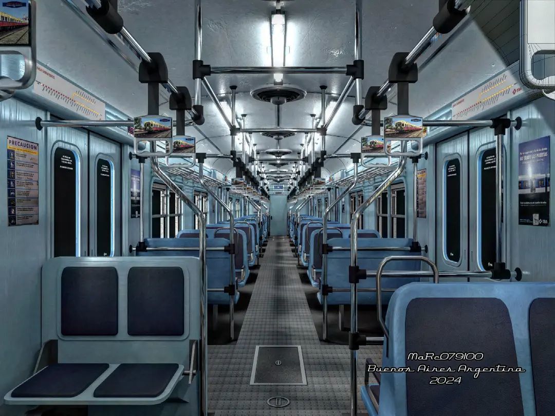 Toshiba Series 2000 Emfer EMU 3D model | CGTrader