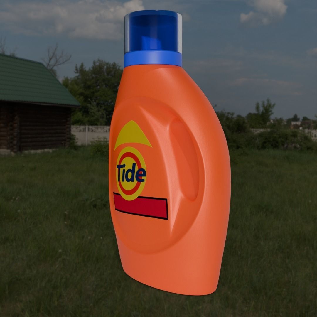 Tide Detergent Bottle 3d model 3D model | CGTrader