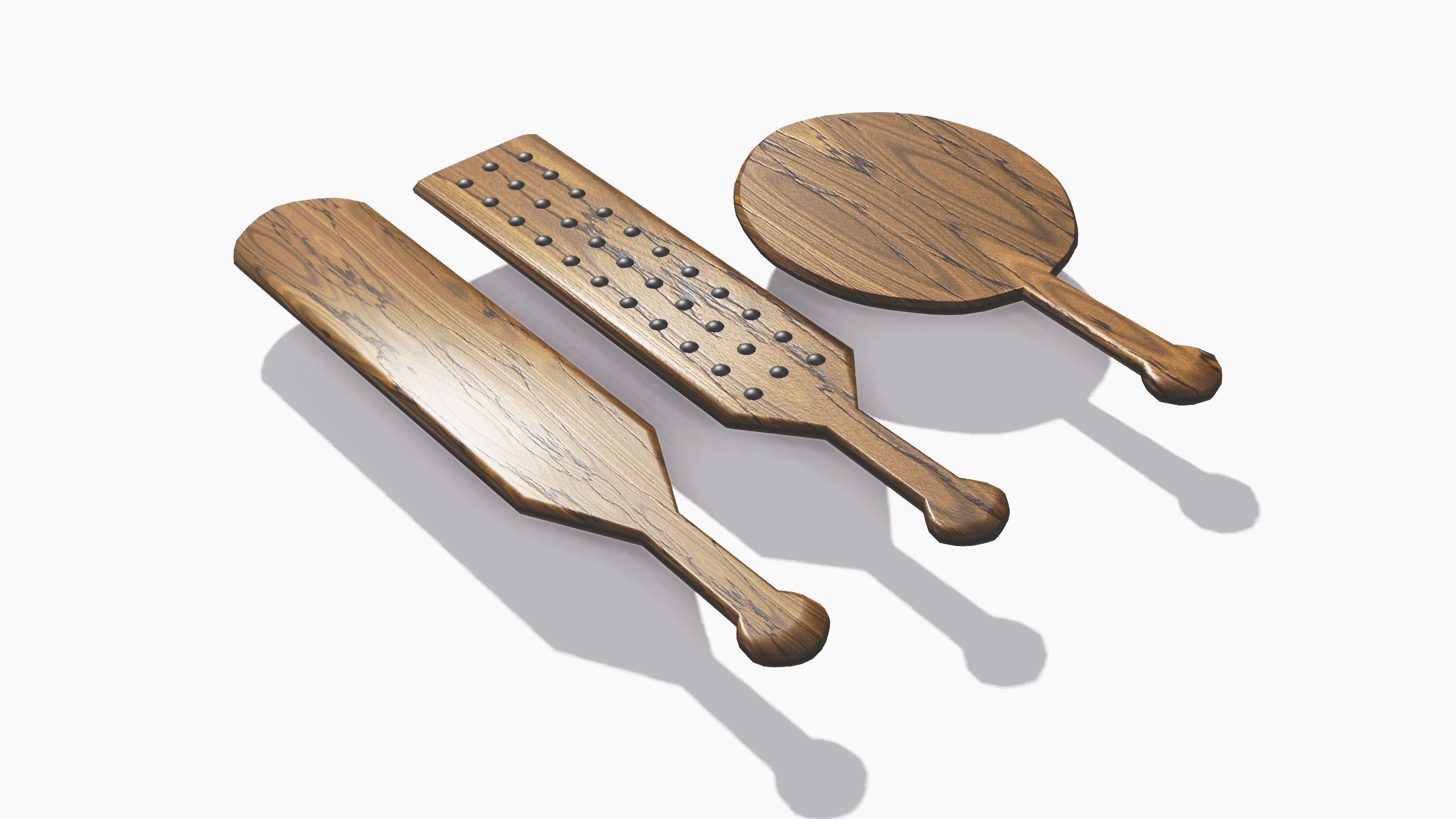 3D model BDSM Spanking Paddles VR / AR / low-poly | CGTrader