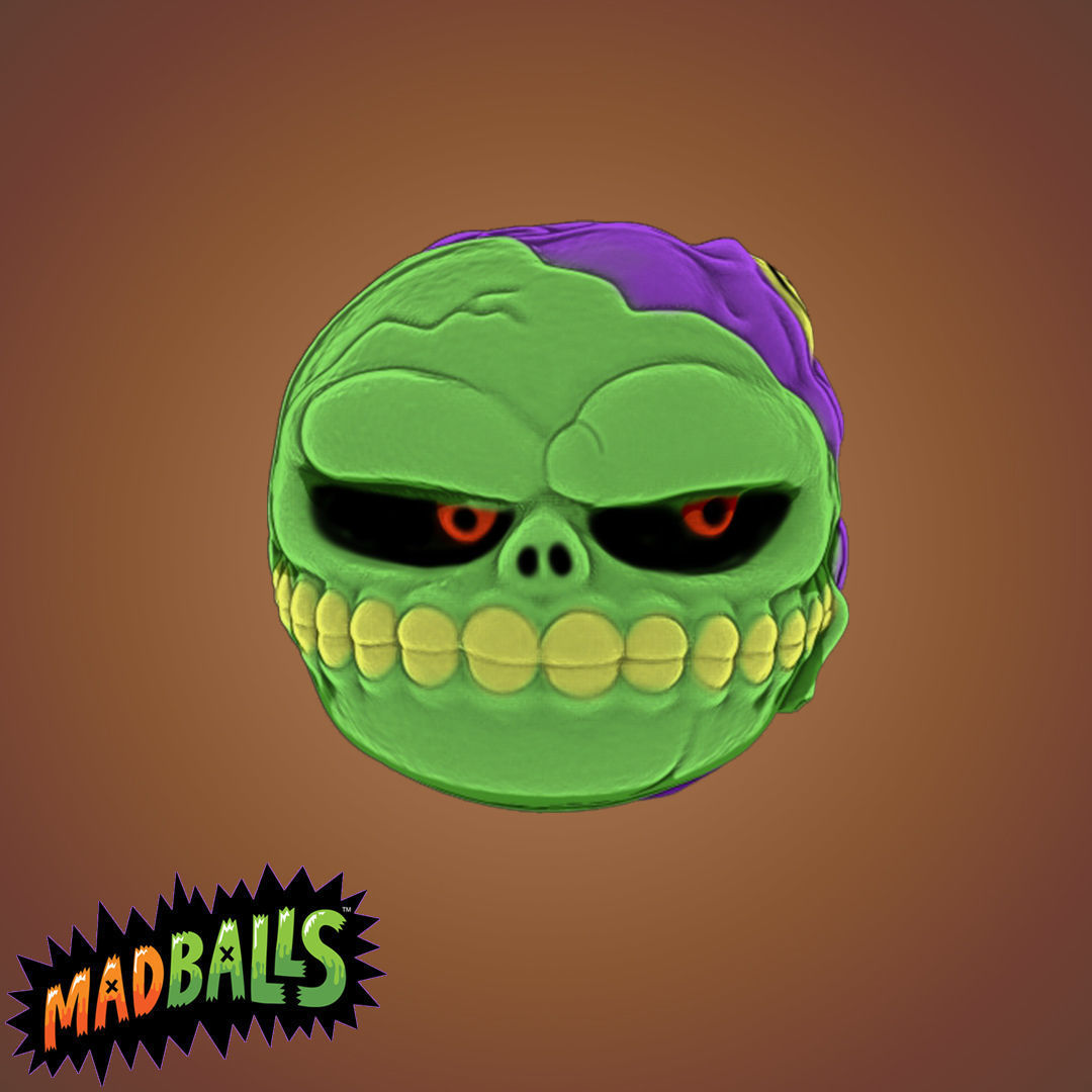 MADBALLS - SKULL FACE - SKULL 3D model 3D printable | CGTrader