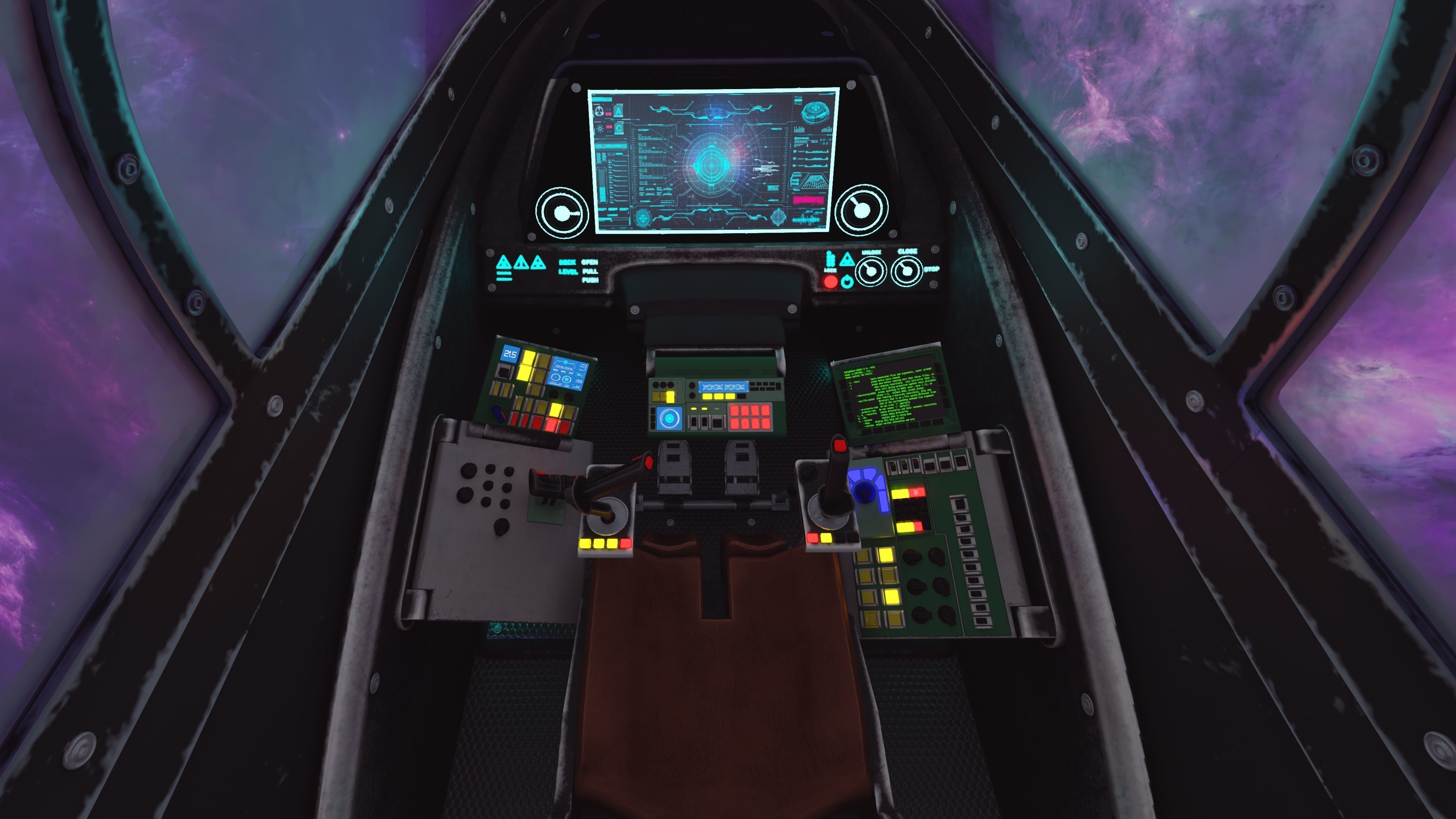 Spaceship interior free VR / AR / low-poly 3D model | CGTrader