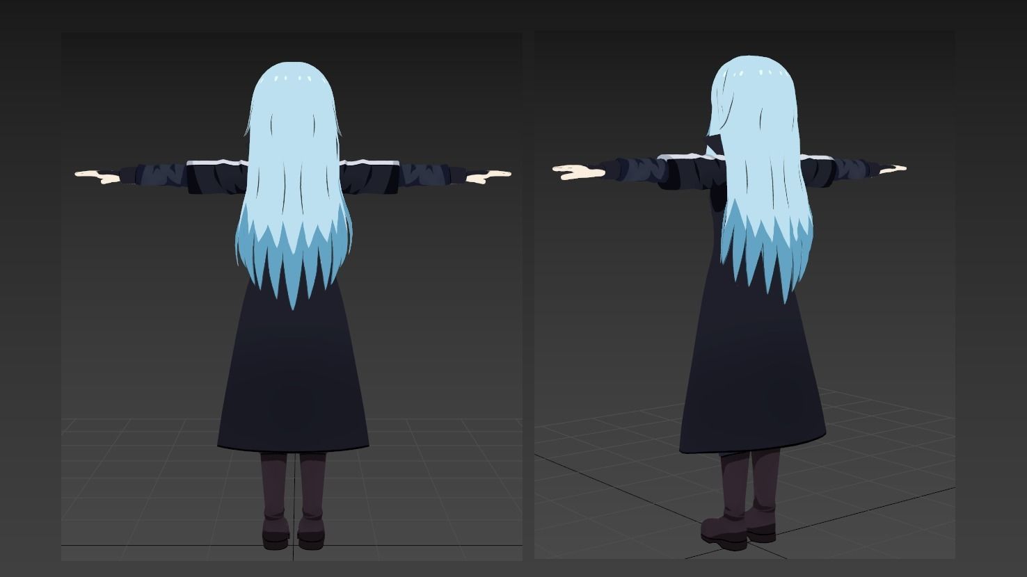 Rimuru Tempest VRChat 3D model rigged | CGTrader