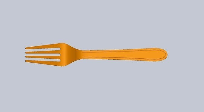 Fork Design free 3D model | CGTrader