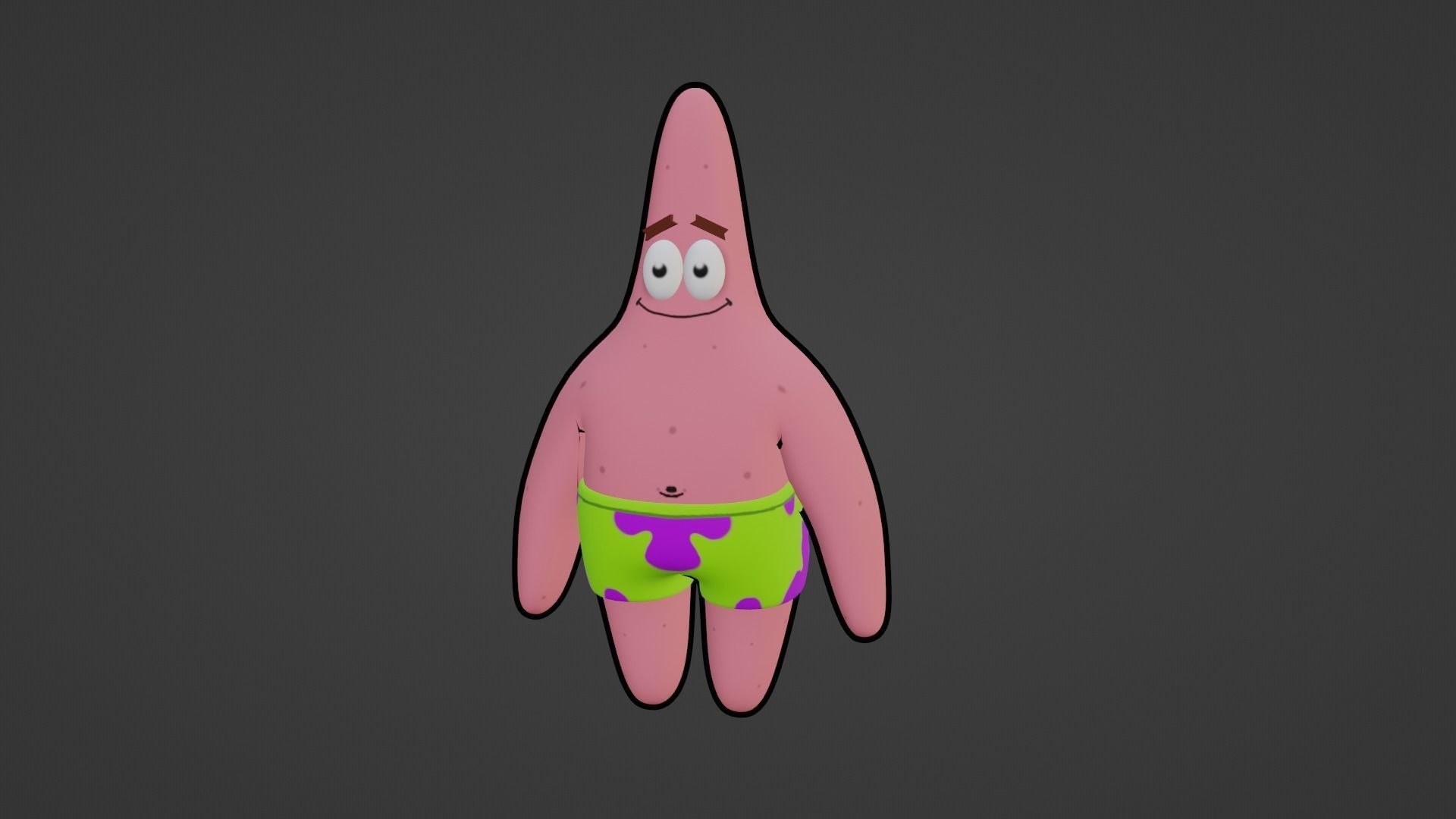 3D model PATRICK STAR 3D VR / AR / low-poly | CGTrader