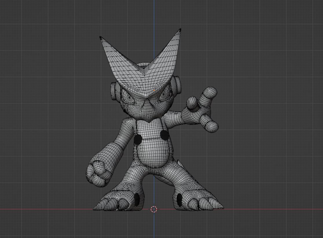 Shoutmon - Digimon 3D model rigged | CGTrader