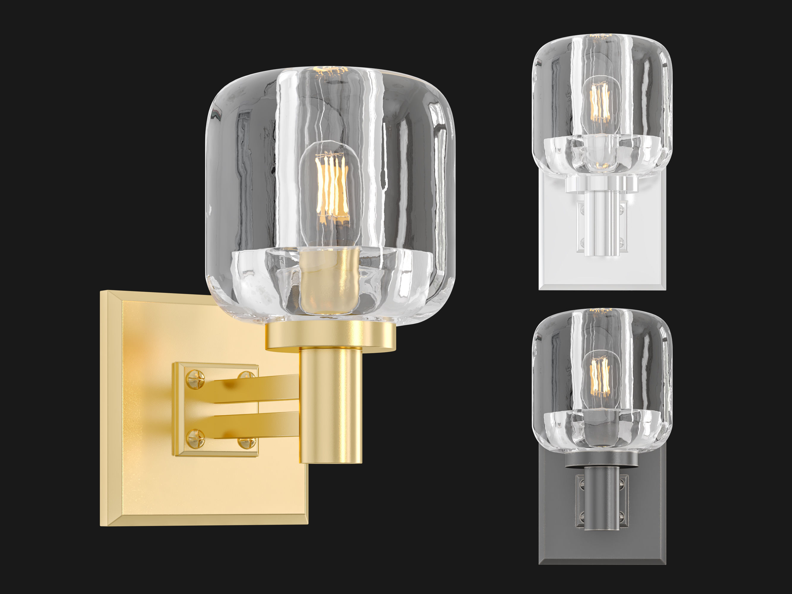 RH DEMARET SCONCE 3D model | CGTrader