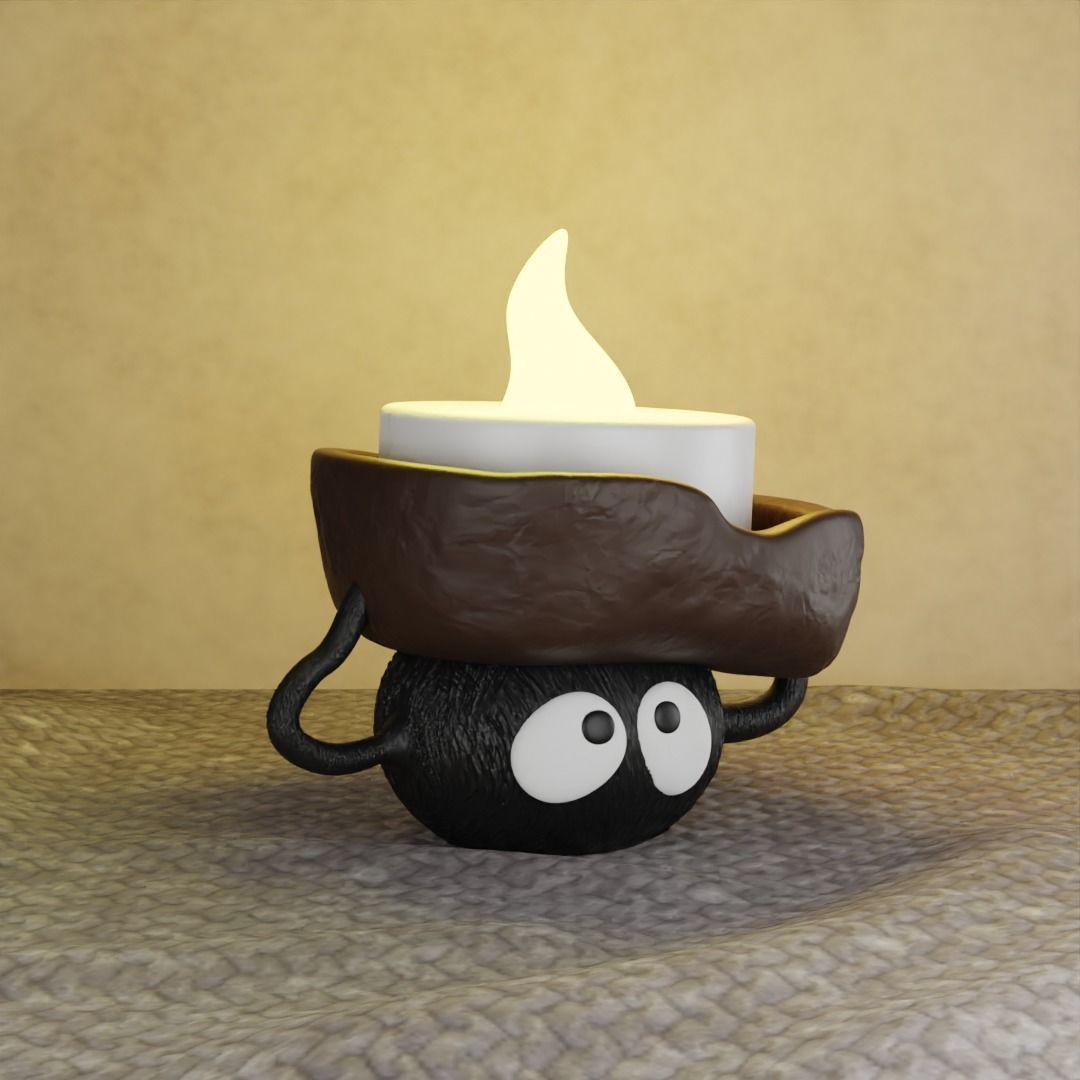 Susuwatari Spirited Away 3D model 3D printable | CGTrader