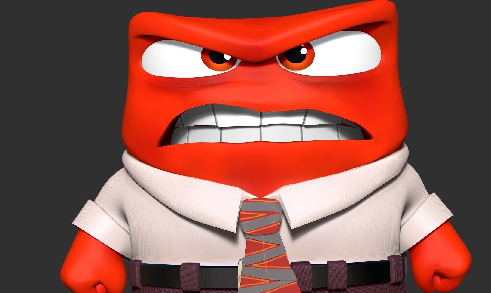 The Rage of Anger - Inside Out 2 Fanart 3D model 3D printable | CGTrader
