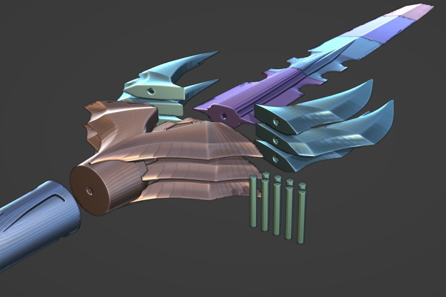 Ascalon Sword from High School DxD - 3D Model for Printing 3D model 3D ...