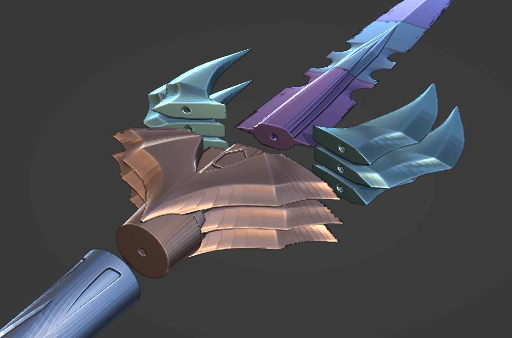 Ascalon Sword from High School DxD - 3D Model for Printing 3D model 3D ...