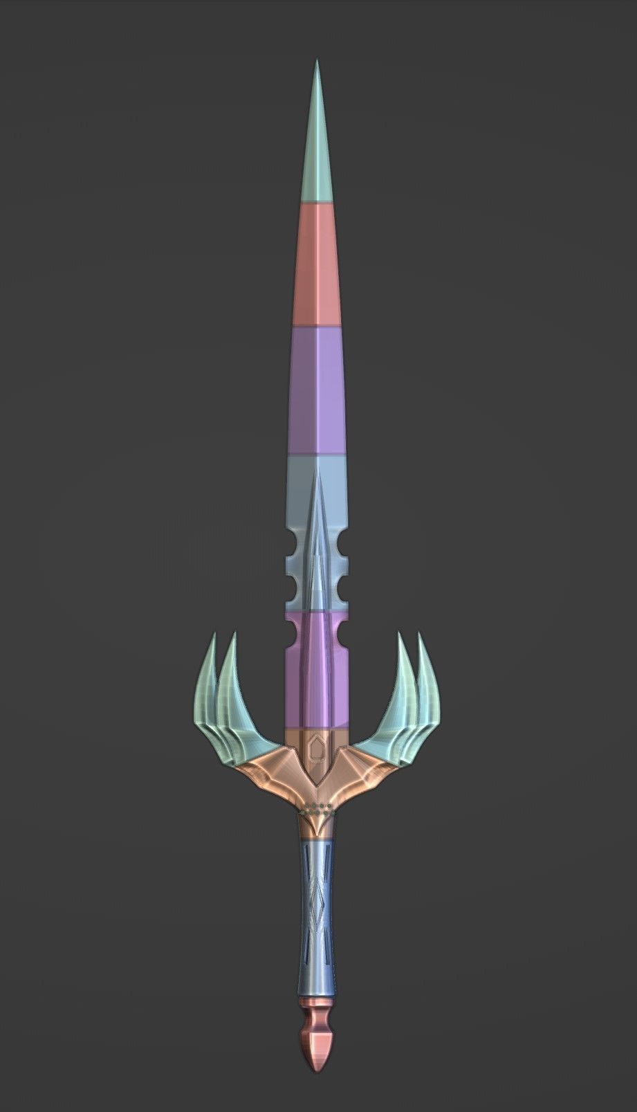 Ascalon Sword from High School DxD - 3D Model for Printing 3D model 3D ...
