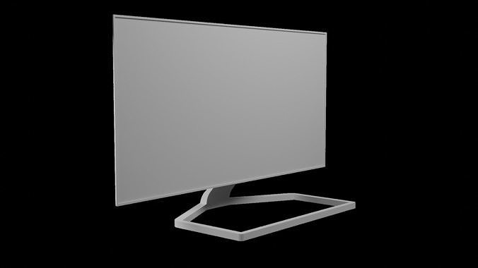 pc monitor free VR / AR / low-poly 3D model | CGTrader
