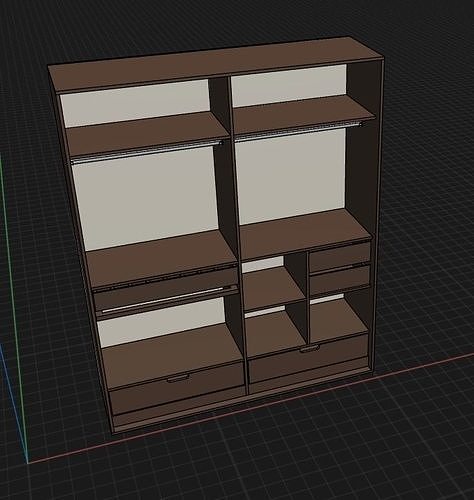 almirah free 3D model | CGTrader