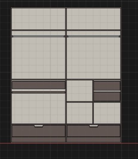 almirah free 3D model | CGTrader
