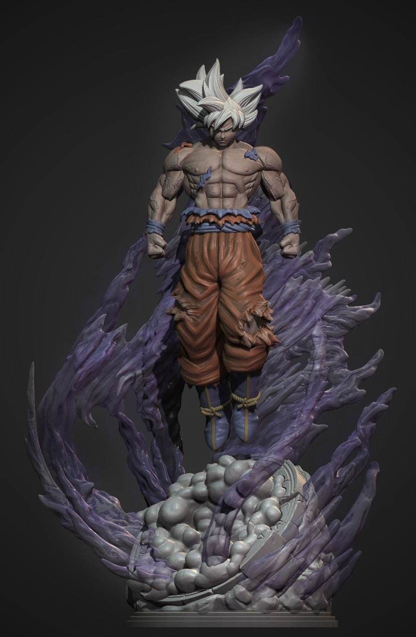 GOKU ULTRA INSTINCT - DRAGON BALL SUPER - 3D PRINT MODEL 3D model 3D ...