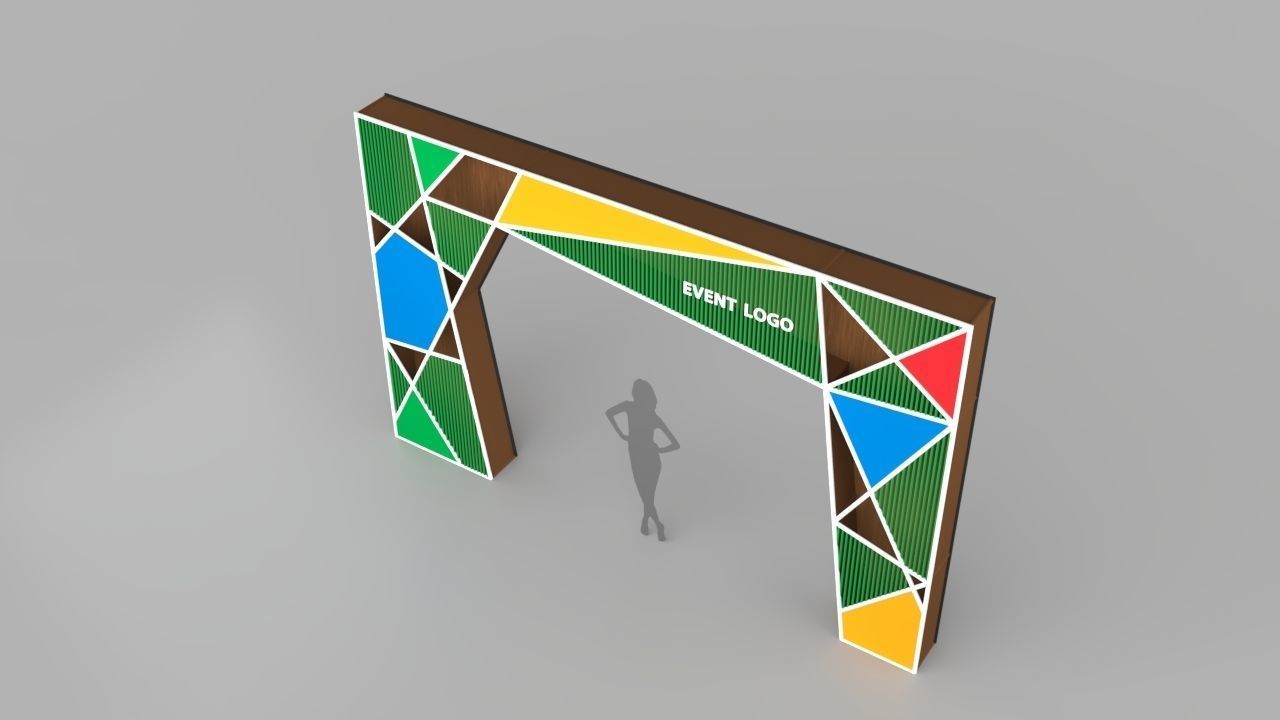 Entry Arch free 3D model | CGTrader