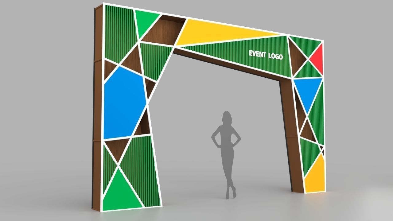 Entry Arch free 3D model | CGTrader