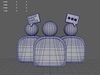 Workgroup icon free 3D model animated | CGTrader