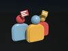 Workgroup icon free 3D model animated | CGTrader