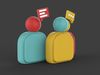 Workgroup icon free 3D model animated | CGTrader