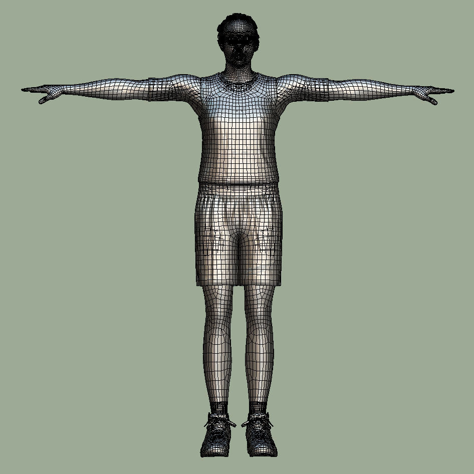 T-Pose Rigged Evina Westbrook WNBA 3D model animated rigged | CGTrader