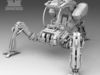 A robot with three legs 3D model 3D printable | CGTrader