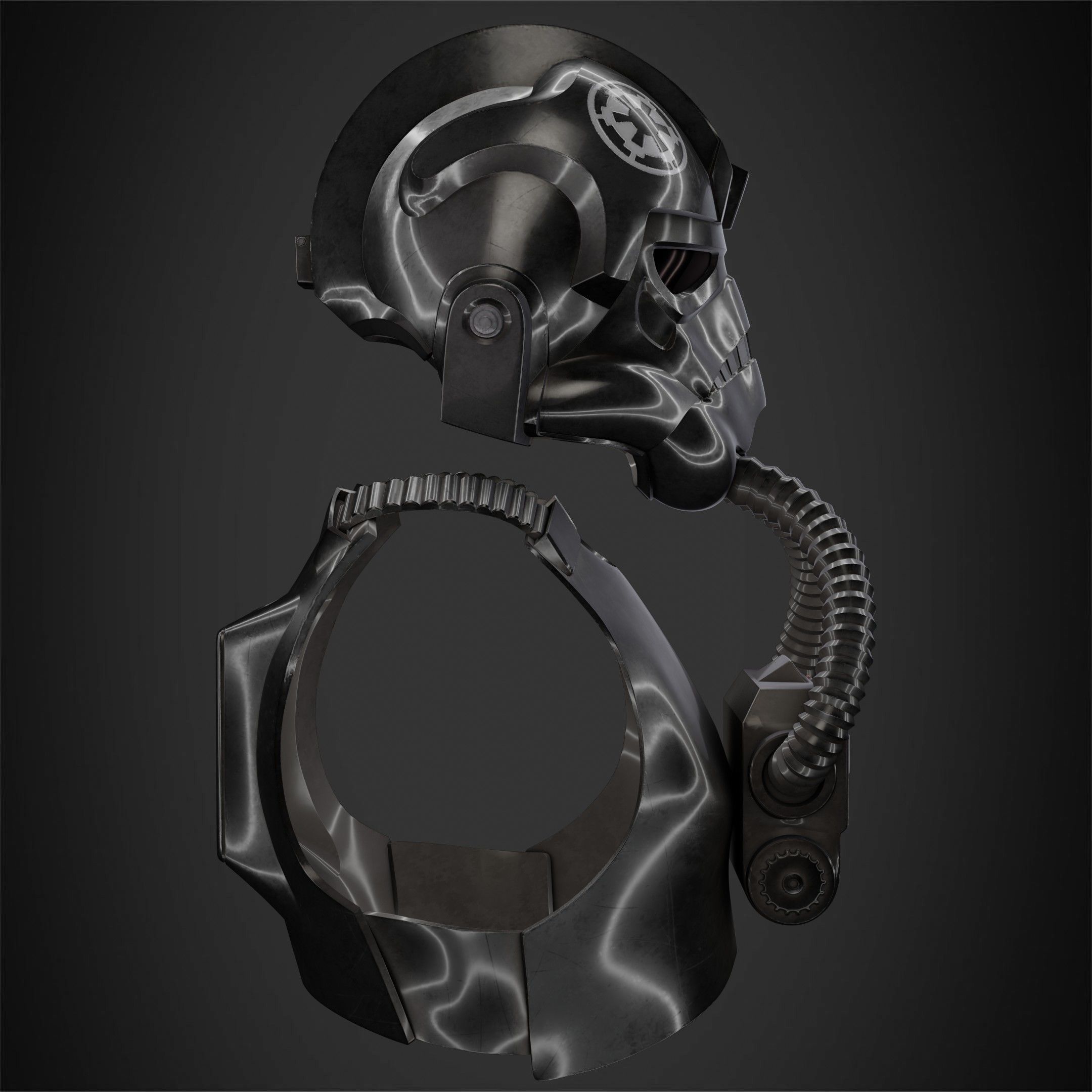 Star Wars Tie Pilot Full Armor for Cosplay 3D Model Collection 3D ...