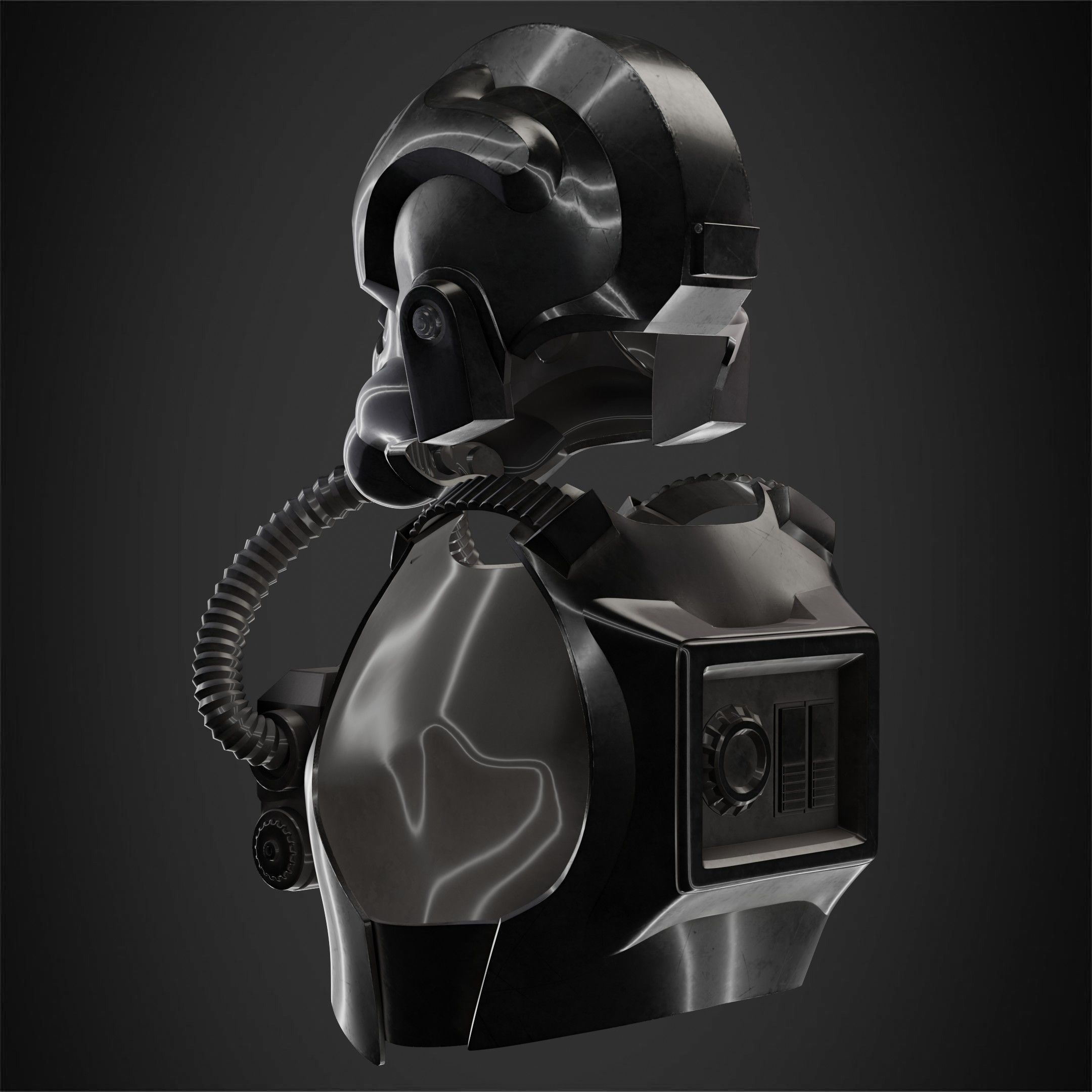 Star Wars Tie Pilot Full Armor for Cosplay 3D Model Collection 3D ...