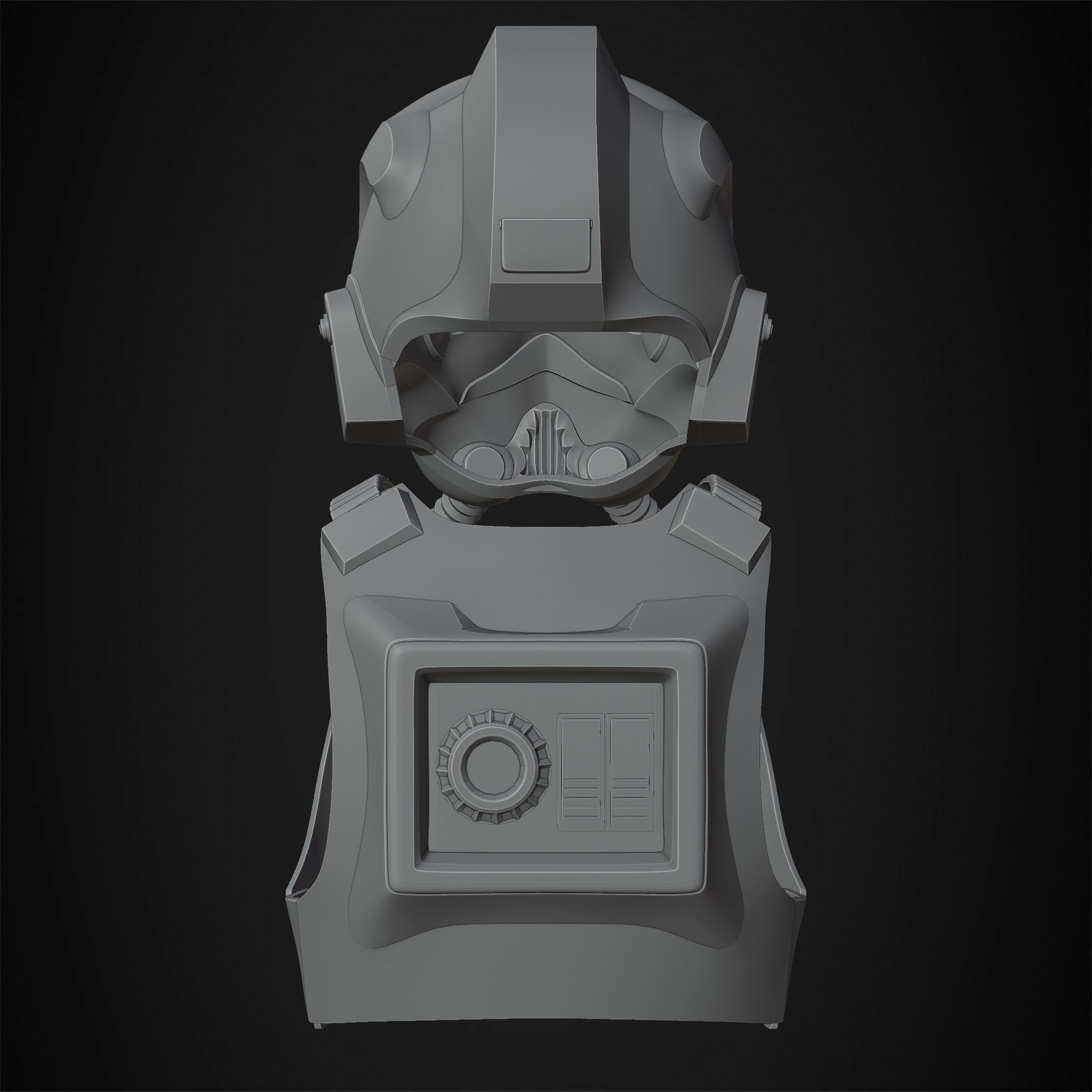 Star Wars Tie Pilot Full Armor for Cosplay 3D Model Collection 3D ...