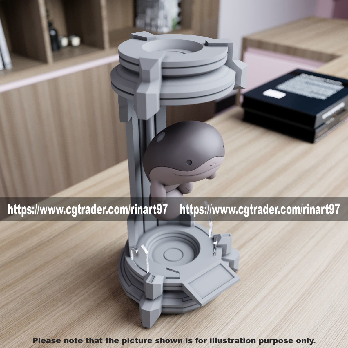 Clodsire in the lab from pokemon 3D model 3D printable | CGTrader
