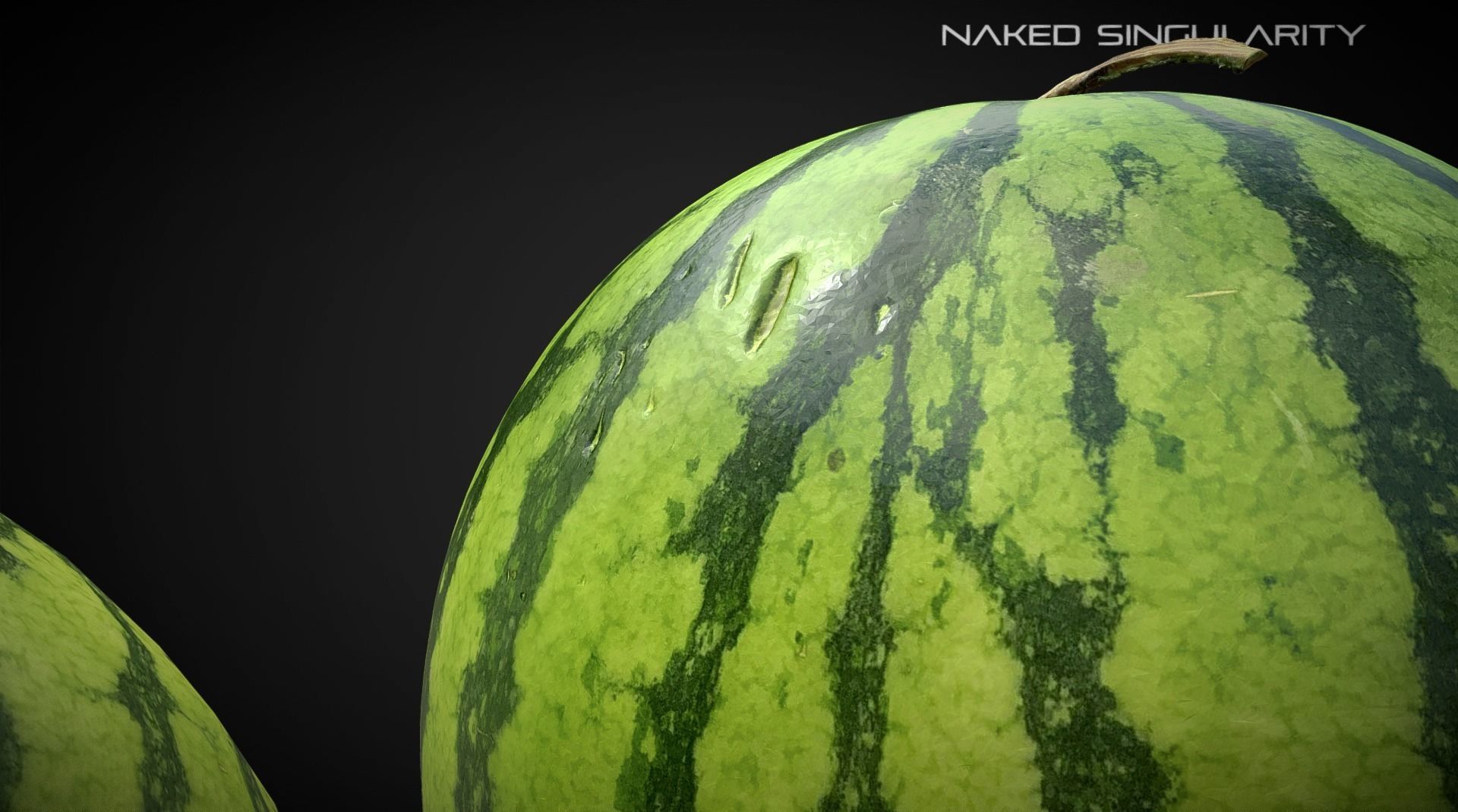 FREE Low poly - Watermelon photogrammetry 4K free VR / AR / low-poly 3D ...