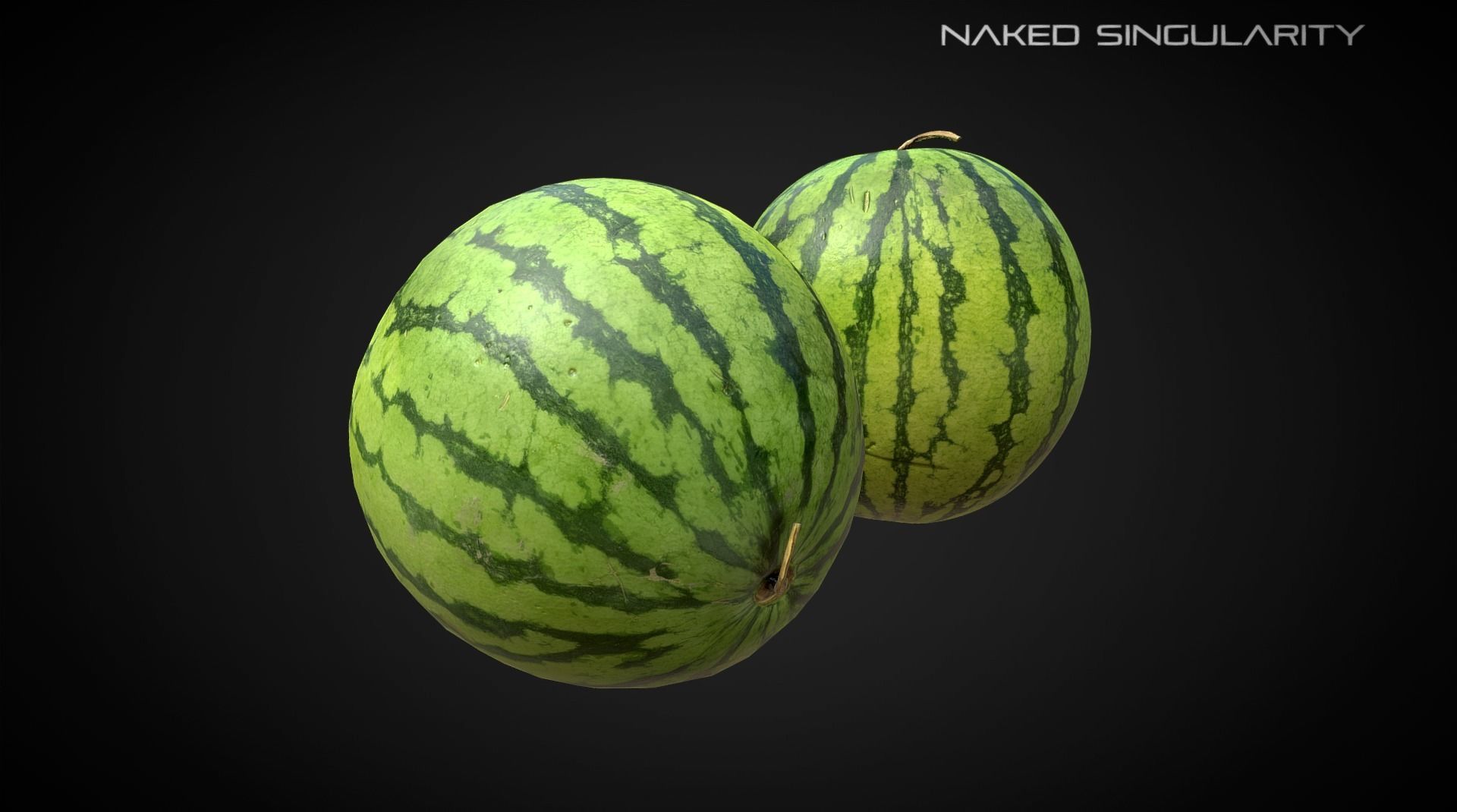FREE Low poly - Watermelon photogrammetry 4K free VR / AR / low-poly 3D ...