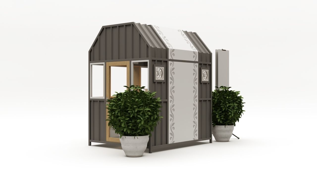 Mini Booth Stall 3D model | CGTrader