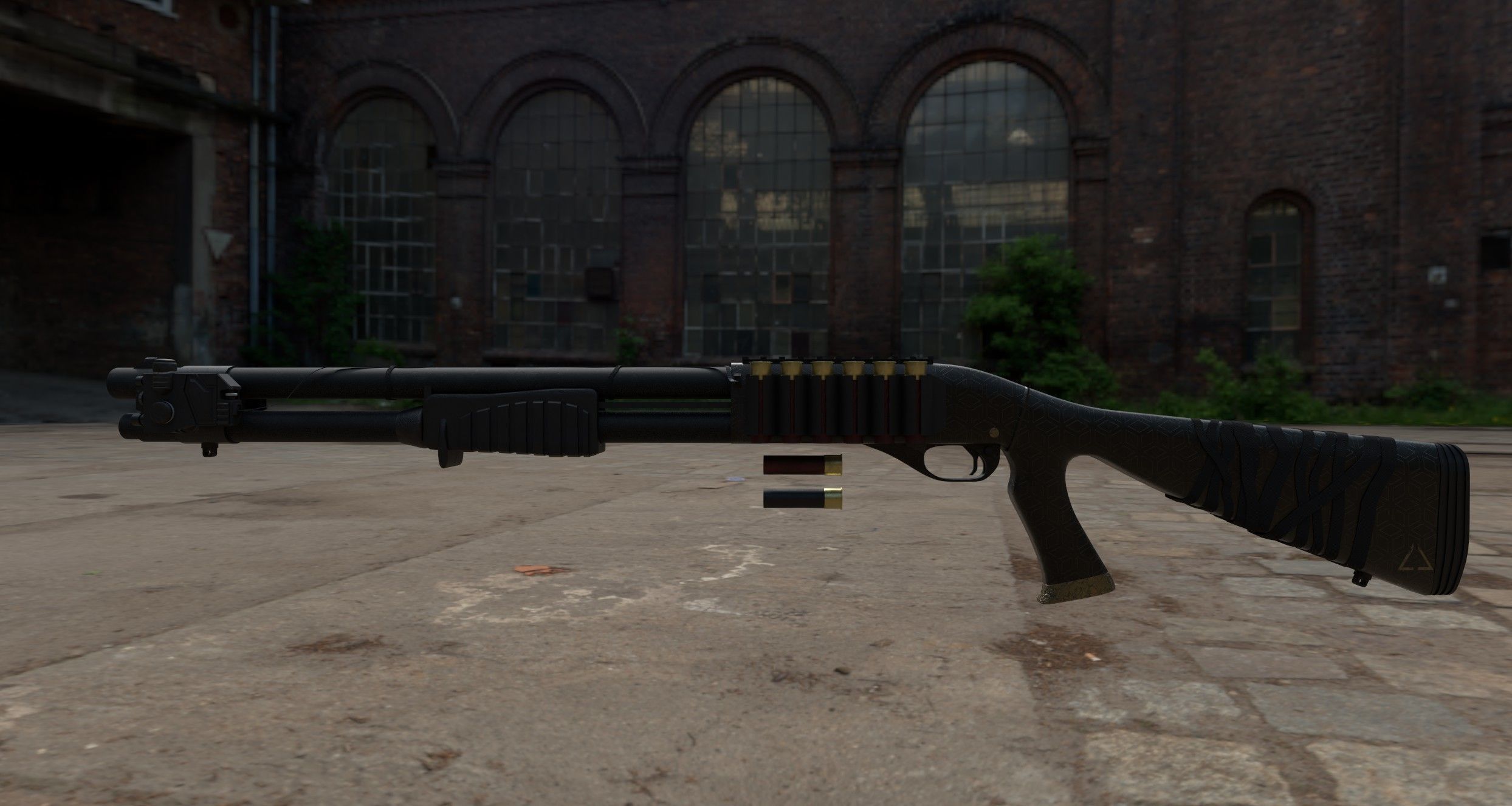 3D model Model 870 Shotgun - Game ready asset VR / AR / low-poly | CGTrader