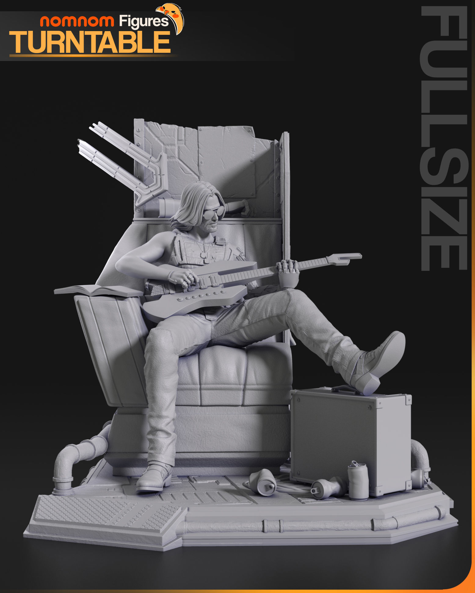 Johnny Silverhand from Cyberpunk 2077 3D model 3D printable | CGTrader