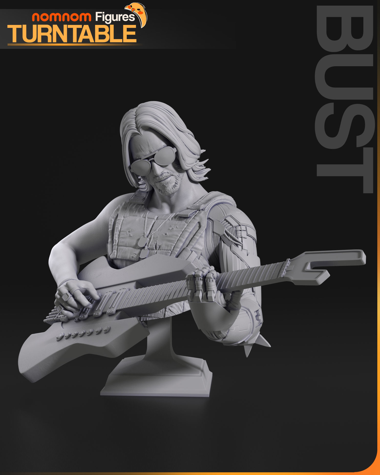 Johnny Silverhand from Cyberpunk 2077 3D model 3D printable | CGTrader