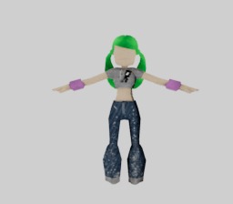 PS1 character models - virtual world free VR / AR / low-poly 3D model ...