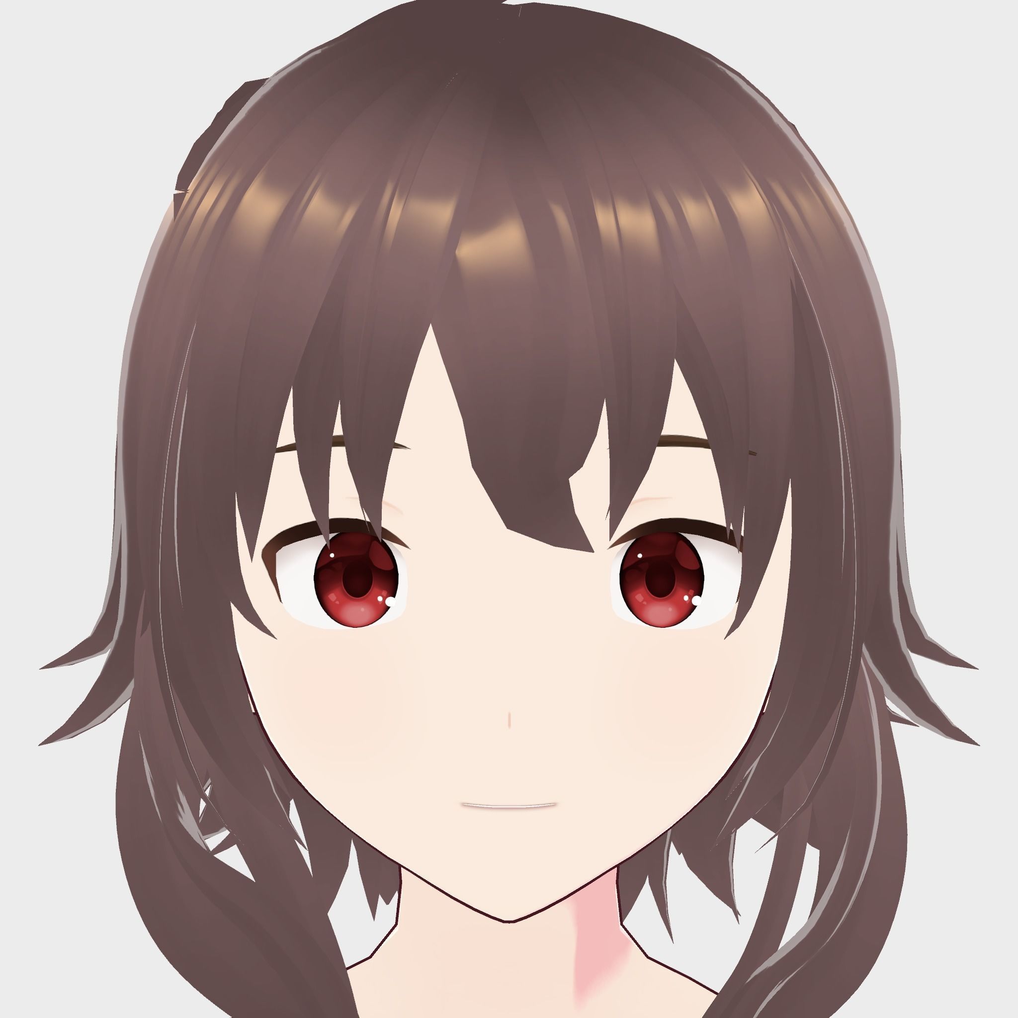 T pose rigged model - Megumin anime girl 3D model 3D model rigged ...