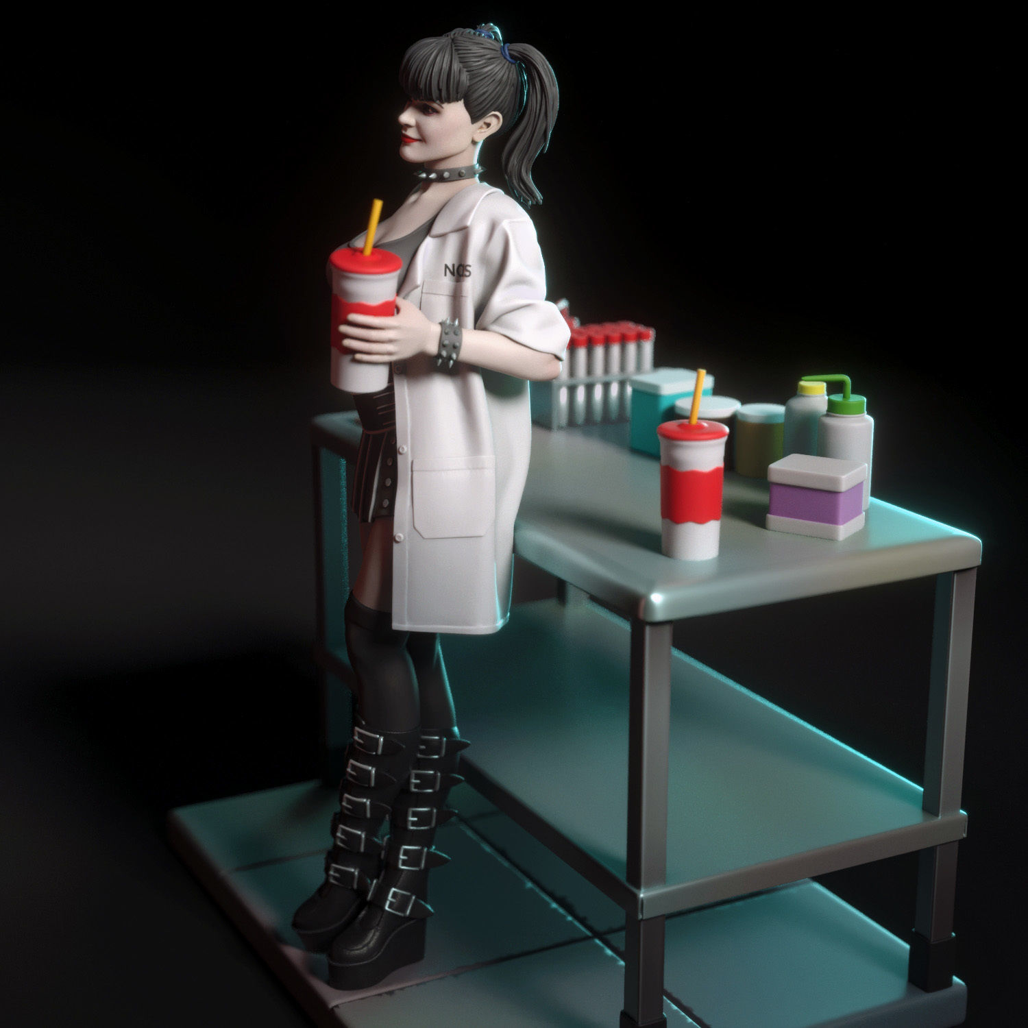Abby Sciuto from NCIS 3D model 3D printable | CGTrader