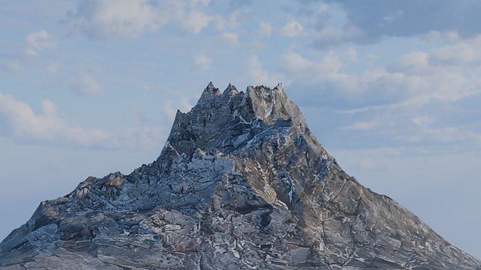 Low-Poly Mountain free VR / AR / low-poly 3D model | CGTrader