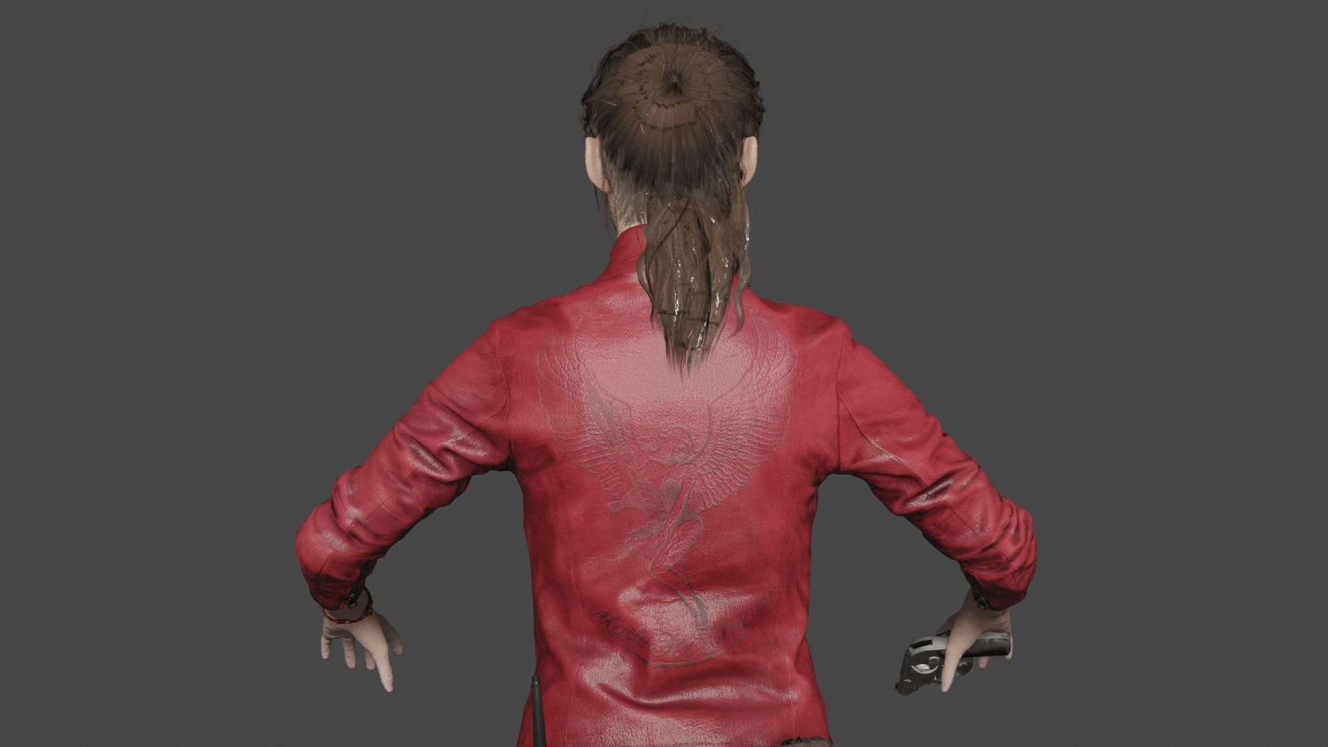 Claire Redfield 3D model rigged | CGTrader