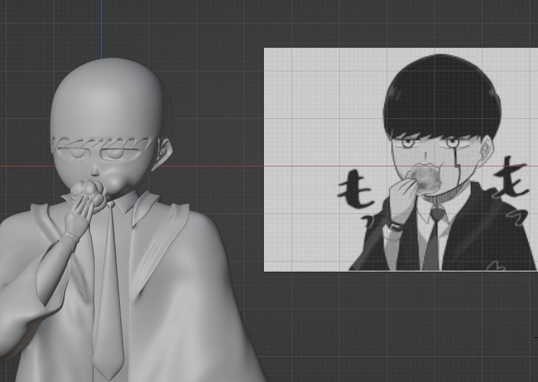 mashle figure 3D model 3D printable | CGTrader